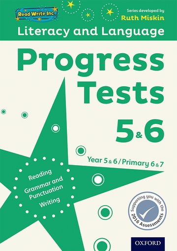 Read Write Inc. Literacy and Language: Years 5&6: Progress Tests 5&6 ...