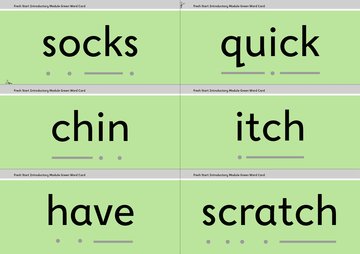 Read Write Inc. Fresh Start: 2024 Module Green Word Cards: Oxford ...